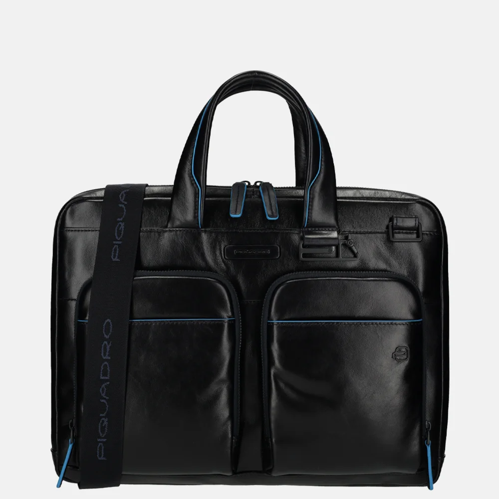 Piquadro laptoptas 14 inch blue | 022476-Blauw